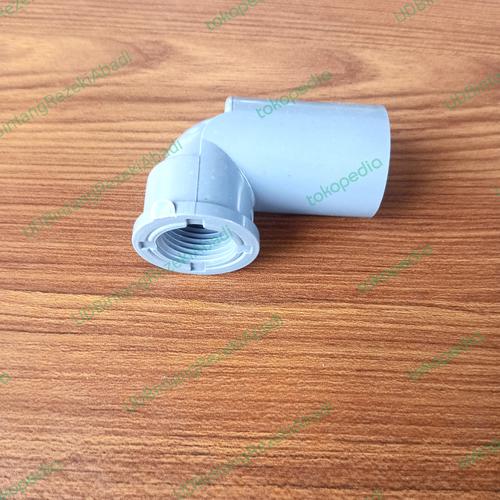 Jual ELBOW DRAT DALAM /KNEE DRAT DALAM PVC 1/2 X 3/4" AW - Kota ...