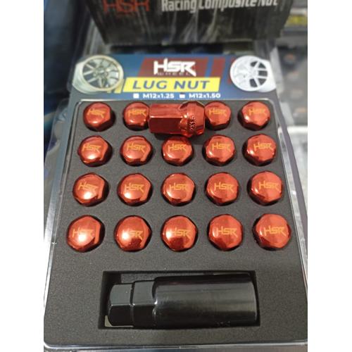 Jual BAUT MUR LUG NUTS BAUT RACING HSR MODEL PENDEK UKURAN 1,25 MM ...