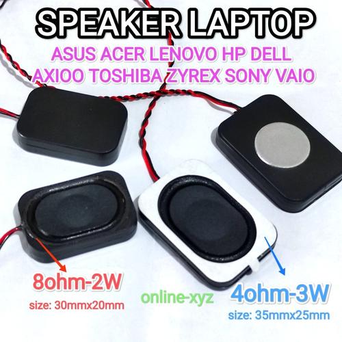 Jual speker Speaker Laptop ACER ASUS LENOVO 4ohm 8ohm 3W 2W 3 2 watt ...