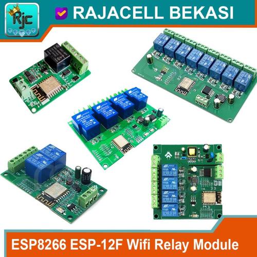 Jual Esp8266 Esp-12F Wifi Relay Iot Smart Home Remote Control Wifi Switch - 8 Channel 10A ...