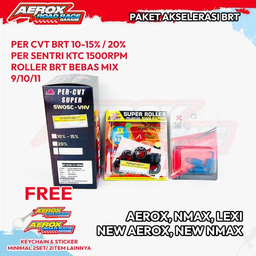 Jual PAKET AKSELERASI CVT BRT AEROX NMAX LEXI NEW AEROX NMAX - Kota ...