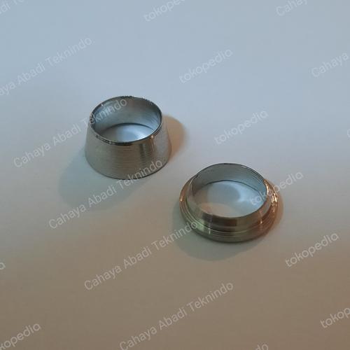 Jual Ferrule set front and back SS316 od 10mm / Ferrule cincin SS 316 ...