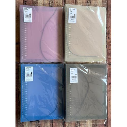Jual Map Binder Wengu A5 B5 Transparant Warna -7 Tali Karet - Binder ...