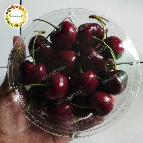 Jual Cherry red fresh | ceri merah manis size 30- 32/ pack 300 gram - Jakarta Barat - 99Fruit ...