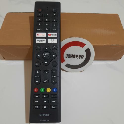 Jual REMOTE/REMOT TV LCD LED SH4RP GB396WJSA ANDROID SMART TV ORIGINAL/ASLI - Jakarta Utara ...