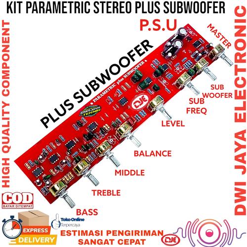 Jual kit PARAMETRIC STEREO plus xtra SUBWOOFER parametrik sub - Kab ...
