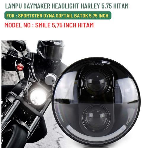 Jual REFLECTOR LAMPU DAYMAKER 5.75INC HARLEY SPORTSTER SMILE 5.75 INC ...