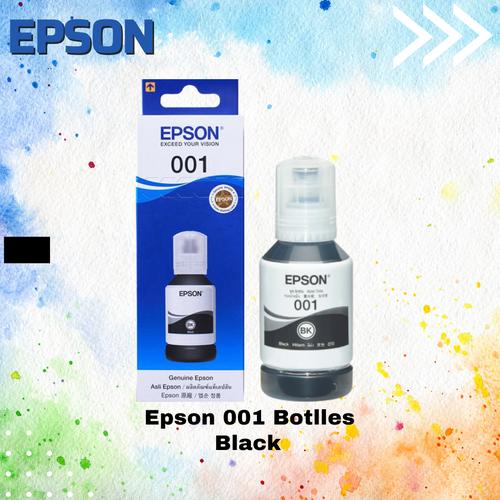 Jual Tinta Epson 001 Black Ink Ori Printer Support L4150 L4160 L6160 ...