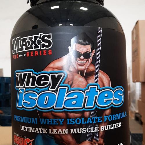 Jual Max' Whey Isolate 4lbs Maxs Whey isolate Bpom - Coklat - Jakarta ...