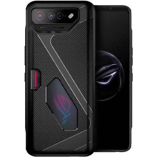 Promo Armor Carbon TPU Case Asus ROG Phone 7 - Casing Black Soft Cover ...