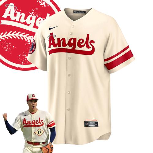 Promo JERSEY NIKE MLB BASEBAL ORIGINAL CITY CONNECT LOS ANGELES ANGELS ...