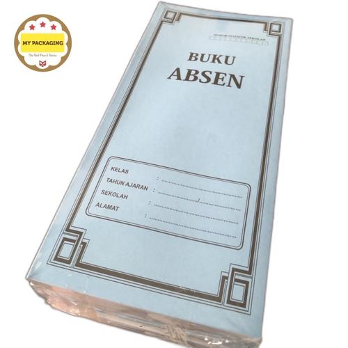Jual Daftar Absen | Buku Absensi Siswa/Murid | 12 Hal - Satuan - Kota Bandung - My Packaging ...