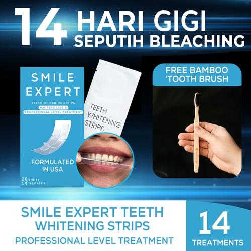 Jual SMILE EXPERT WHITESTRIPS PROFESSIONAL EFFECT - 1 Box isi 14 pcs ...