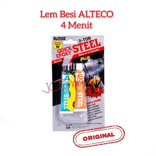 Jual Lem besi 4 menit ALTECO 2 ton quick epoxy steel 56.7 g ORIGINAL ...