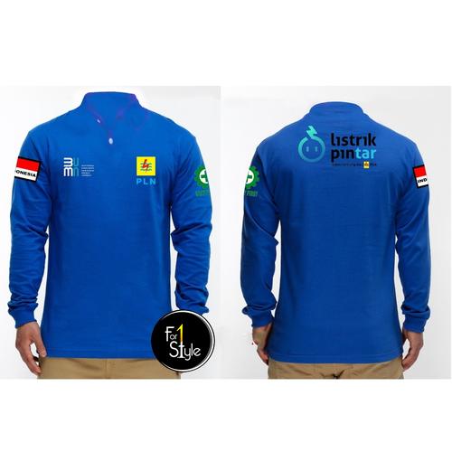 Jual TYPE 08 - Polo LISTRIK PINTAR belakang dan Depan LOGO PLN - BAJU ...