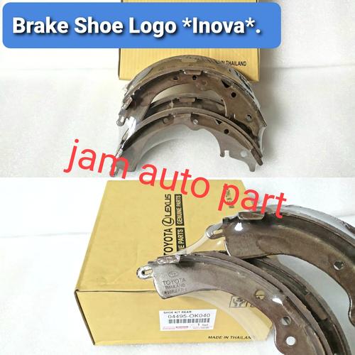 Jual BRAKE SHOE/KAMPAS REM BELAKANG LOGO TOYOTA INNOVA ASLI ORIGINAL ...