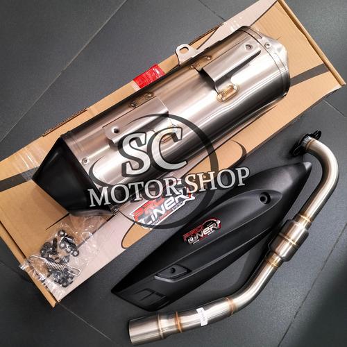 Jual Knalpot pro liner PL MAX 4 ss standar racing nmax - aerox 155 ...