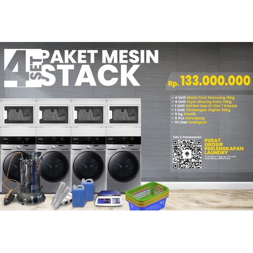 Jual Paket Mesin Stack Samsung 16kg+Dryer Maytag Kaca 4 set - Jakarta ...
