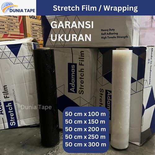 Jual Plastik Wrapping 50cm x 100 meter / plastik stretch film - 50x200 ...