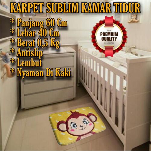 Jual KESET BLUDRU SUBLIM 40 CM X 60 CM MOTIF ANIMAL LUCU & IMUT - Badak ...