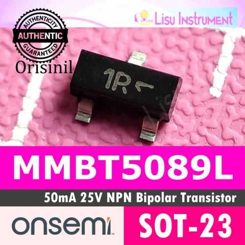 Jual MMBT5089L 1R 50mA 25V NPN Transistor 2N5089 SOT-23 ORIGINAL onsemi - Kota Depok - Lisu ...