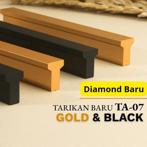 Jual Handle Tarikan Gagang TA 07 Lemari Laci Kabinet Gold dan Hitam ...