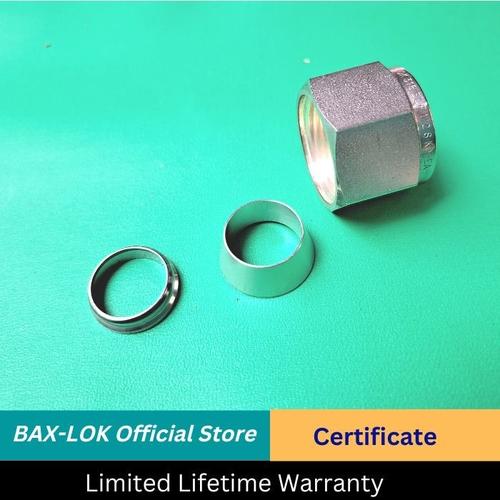 Jual Nut Ferrule Set 1/4" OD Merk Bax-Lok , Equal to Swagelok SS-400 ...