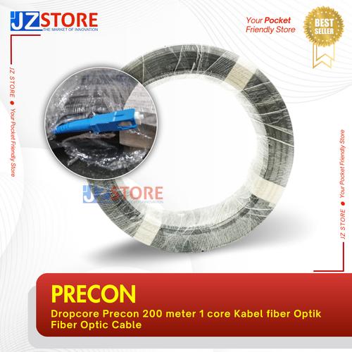 Jual Dropcore Precon 200 meter 1 core Kabel fiber Optik Fiber Optic ...