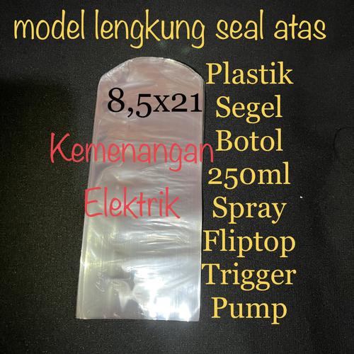 Jual PLASTIK SHRINK PLASTIK SEGEL BOTOL 250 ML SPRAY/FLIPTOP/TRIGER ...