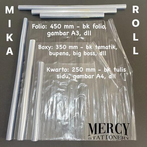 Jual Sampul Buku Mika Roll Panjang 5 Meter - Sampul Mika Bening Sampul Roll - Boxy - Kota ...