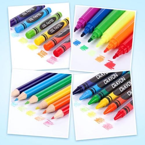 Jual Crayon Mewarnai Pensil Krayon 208 Warna Alat Menggambar atau ...