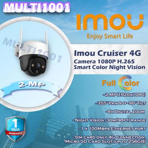 Promo IMOU CRUISER 4G 1080P IP Camera FULL HD Colorvu Two Way Talk ...