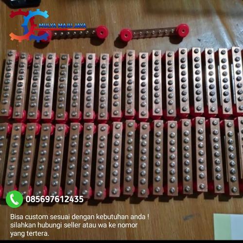 Jual busbar tembaga 4mm x 20mm x 150mm komplit sesuai gambar - Jakarta ...