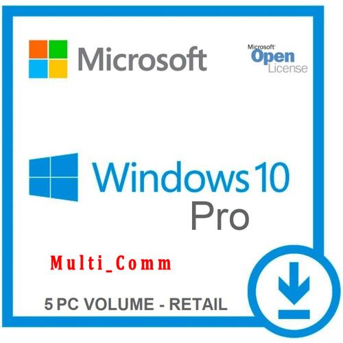 Jual Windows 10 Professional Volume Lisence Original Key 5 Key for 5 ...