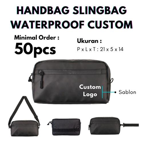 Jual Handbag Pouchbag Slingbag Multifungsi Custom Logo - Kota Bandung ...
