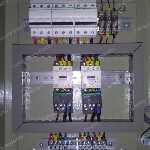 Jual Panel DOL 2 motor 7,5 HP & 3 HP 3 Phase komponen schneider - Kab ...