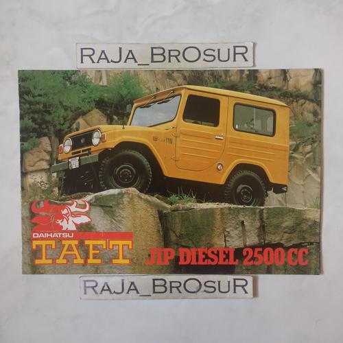 Jual Poster brosur katalog leaflet Daihatsu Taft Kebo Diesel F50 RV ...
