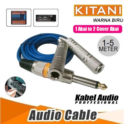 Jual Kabel Mic Extension KITANI 1x Akai Male To 2x Cover Akai Female 1 ...