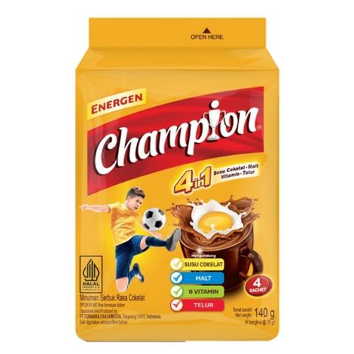 Jual ENERGEN CHAMPION minuman serbuk coklat bag 4×35G - Kota Palembang ...