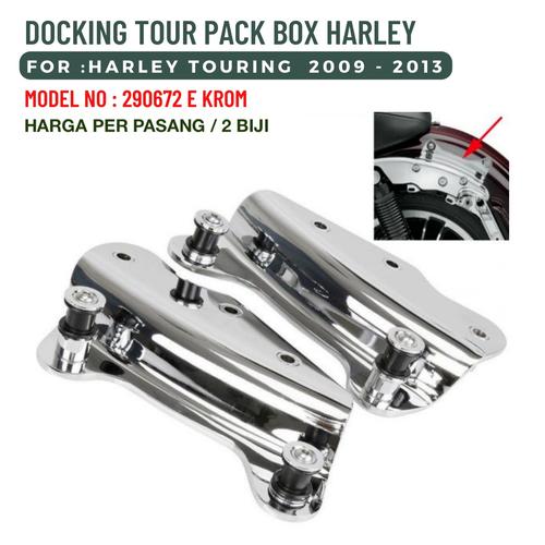 Jual DOCKING TOUR PACK BOX HARLEY TOURING 2009-2013 290672 E KROM ...