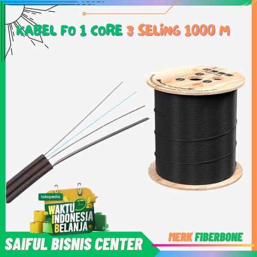 Jual 1 Core 3 Seling Kabel Dropcore Ftth Fiber Optic Merk Fiberbone ...