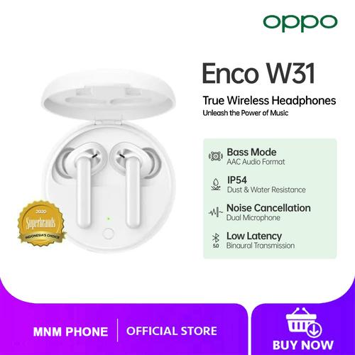 Jual OPPO Enco W31 with Binaural Low-Latency Bluetooth Transmission - Putih - Jakarta Pusat ...