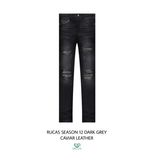 Jual Rucas Season 12 Dark Grey Caviar Leather Jeans Original - NOW ...