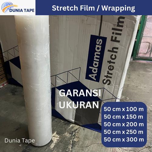 Jual Plastik Wrapping 50cm / Plastik Stretch Film ADAMAS - SF - 50x250 ...
