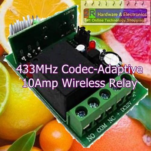 Jual 433MHz Codec-Adaptive 10A Wireless Relay - Kota Surabaya - 2R ...