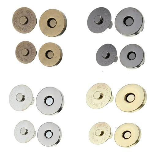 Jual Kancing Magnet 14mm Dan 18mm Aksesoris Untuk Tas Dan Dompet Nikel ...