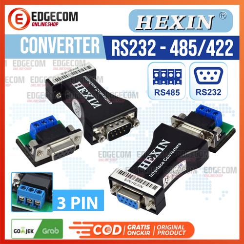 Jual HEXIN RS232 to RS485 Serial Port Data Interface Adapter 3 Pin / DB9 - Jakarta Pusat ...