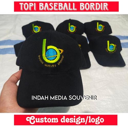 Jual TOPI PROMOSI/TOPI BASEBALL BORDIR CUSTOM LOGO/TOPI PRODUKSI GROSIR ...