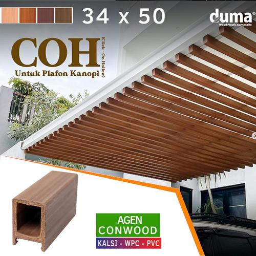 Jual KISI KISI WPC | WPC DUMA COH (34x50) | PARTISI KANOPI RUMAH - 3M ...