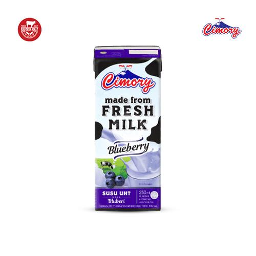 Jual CIMORY UHT Fresh Milk 250ml, SUSU UHT - Blueberry - Kota Depok ...